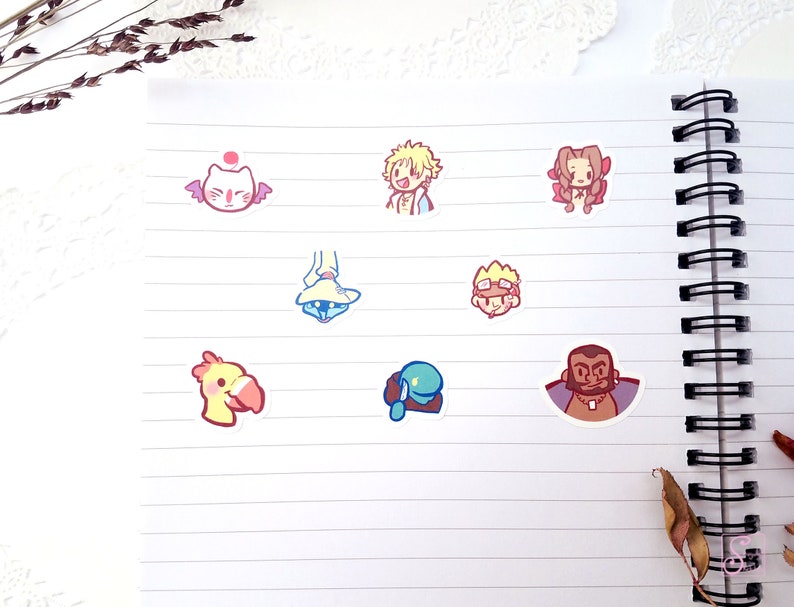 Final Fantasy Hand-made Stickers for Nerds - Etsy