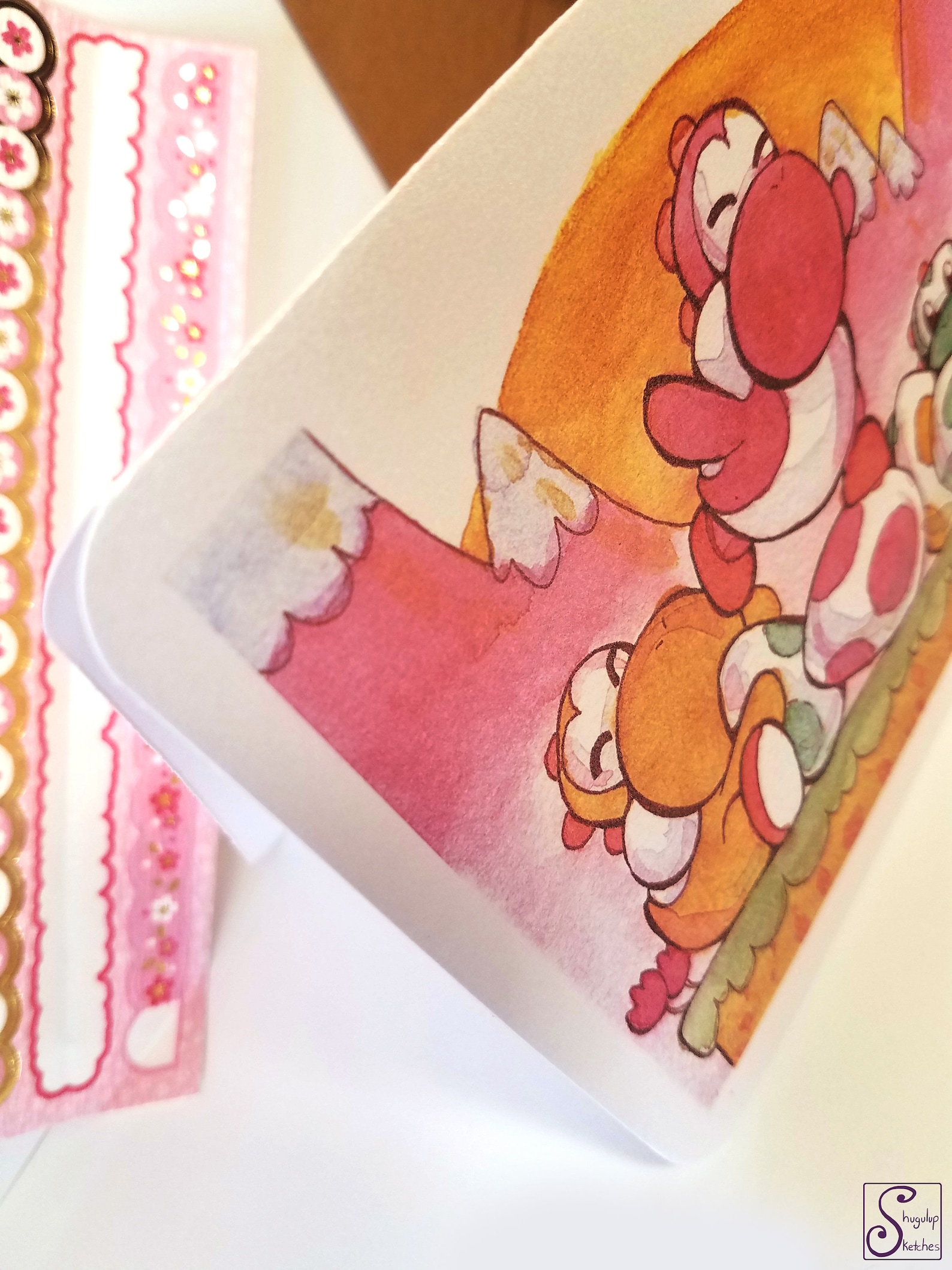 Yoshi Eggs Mario Easter/spring Cards for Nerds | Etsy