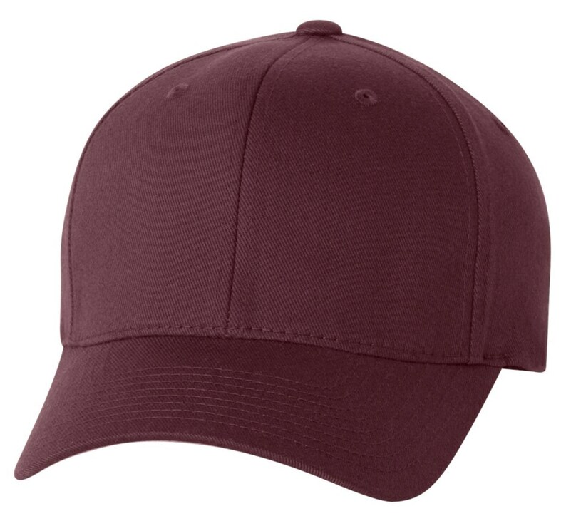 12 Custom Flexfit 6277 Twill Cap Leather Patch Hat Fitted Cap - Etsy