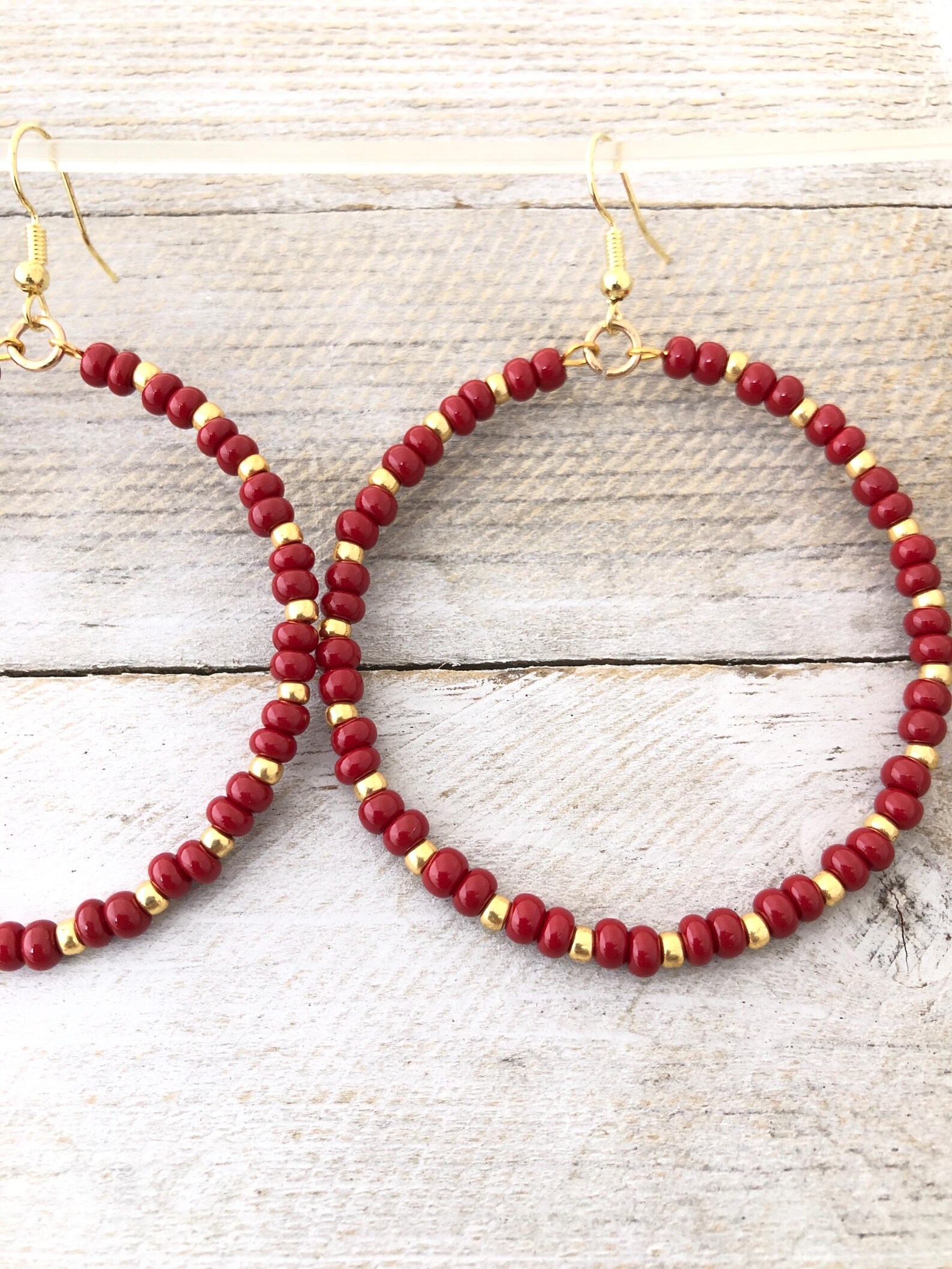 Maroon Game Day Jewelry, School Spirit Earrings, Gameday Earrings, Red ...