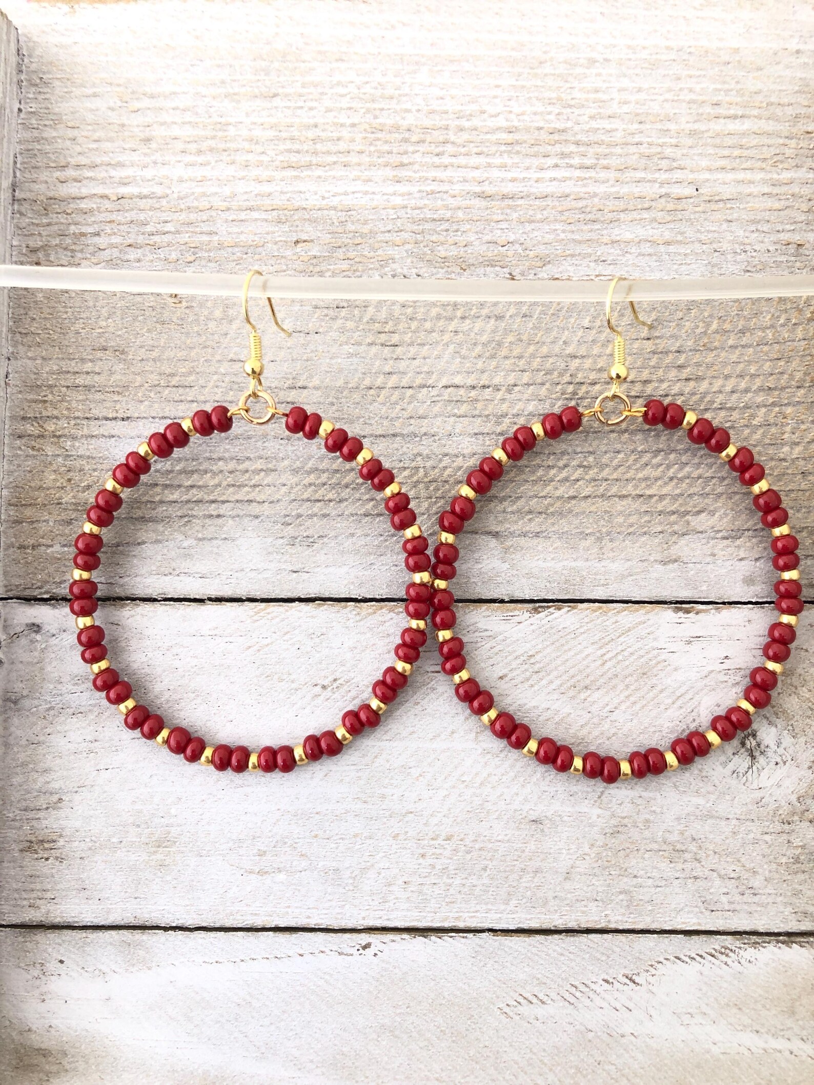 Maroon Game Day Jewelry, School Spirit Earrings, Gameday Earrings, Red ...
