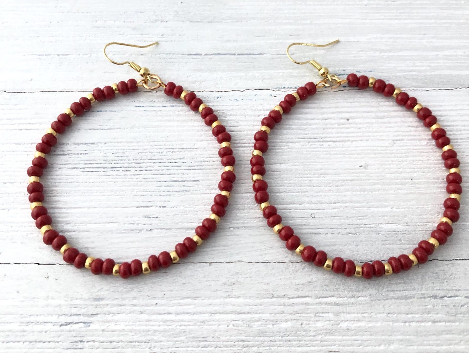 Maroon Game Day Jewelry, School Spirit Earrings, Gameday Earrings, Red ...