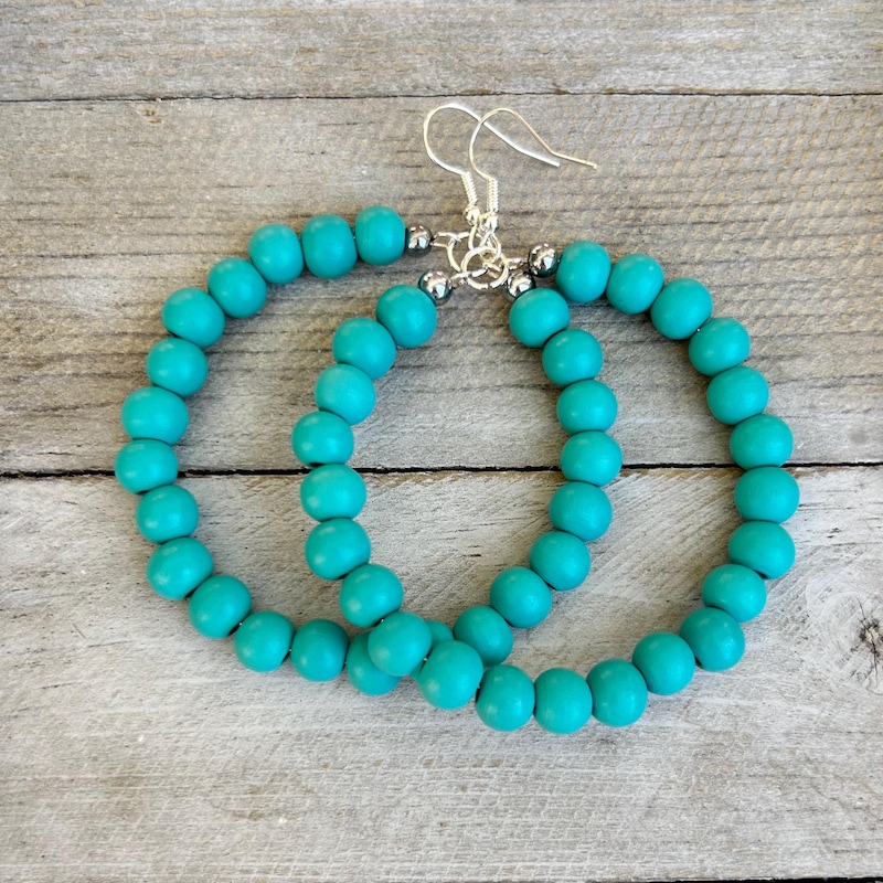 Big Native Hoop Earrings - Etsy