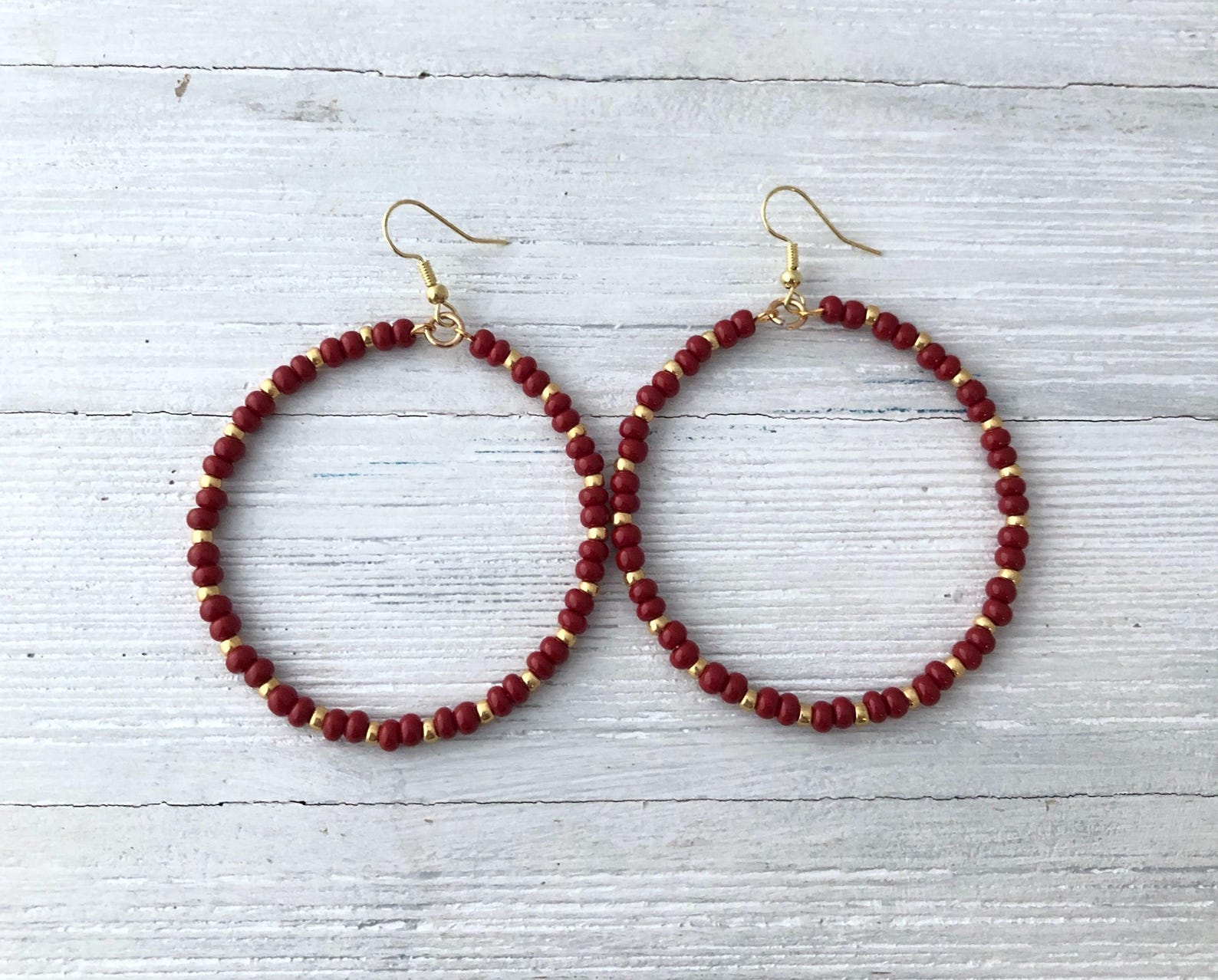 Maroon Game Day Jewelry, School Spirit Earrings, Gameday Earrings, Red ...