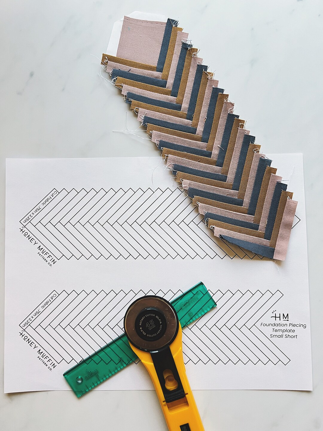Quilt Braid Template (small Short) Pattern PDF - Etsy