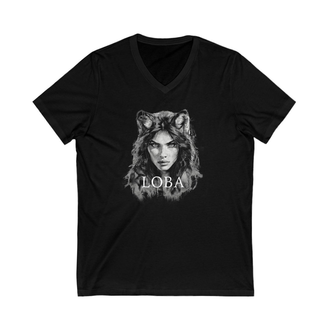 Loba Alpha Female Femme Wolf Streetwear Clothing, Unisex Jersey Short ...