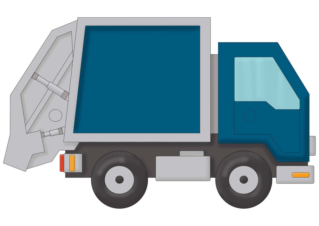 Wearable Garbage Truck (DIY Pattern) in Blue - Etsy