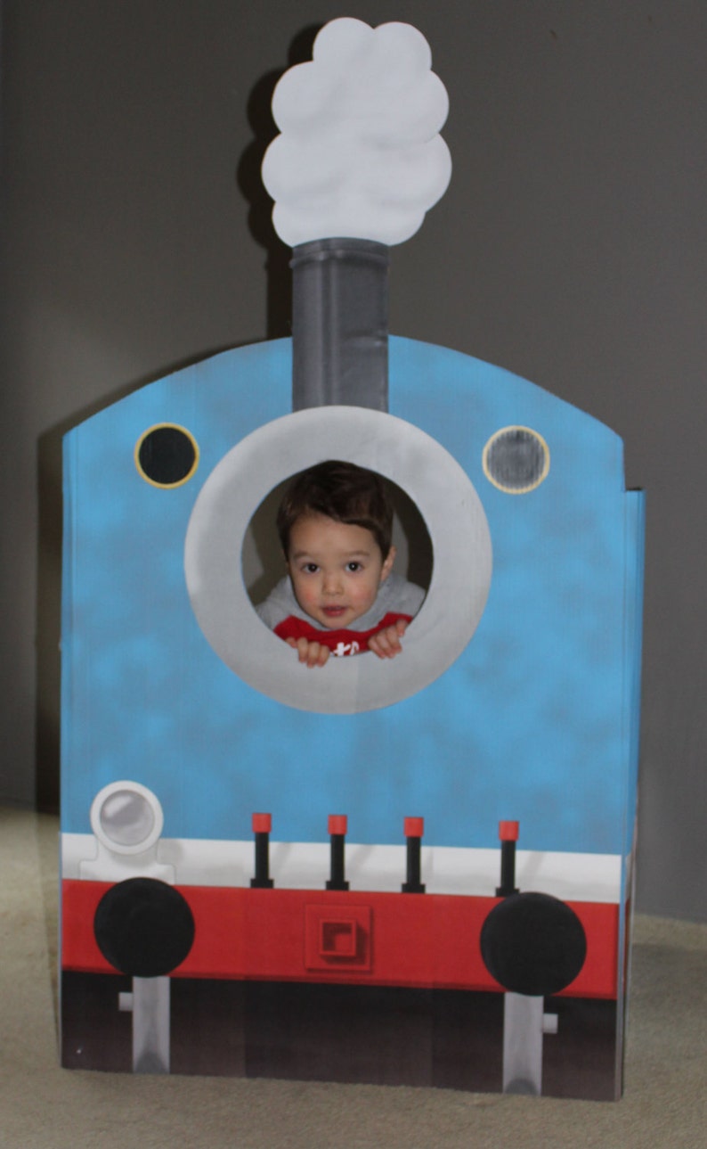 Train Engine Photo Booth (printable) - Etsy