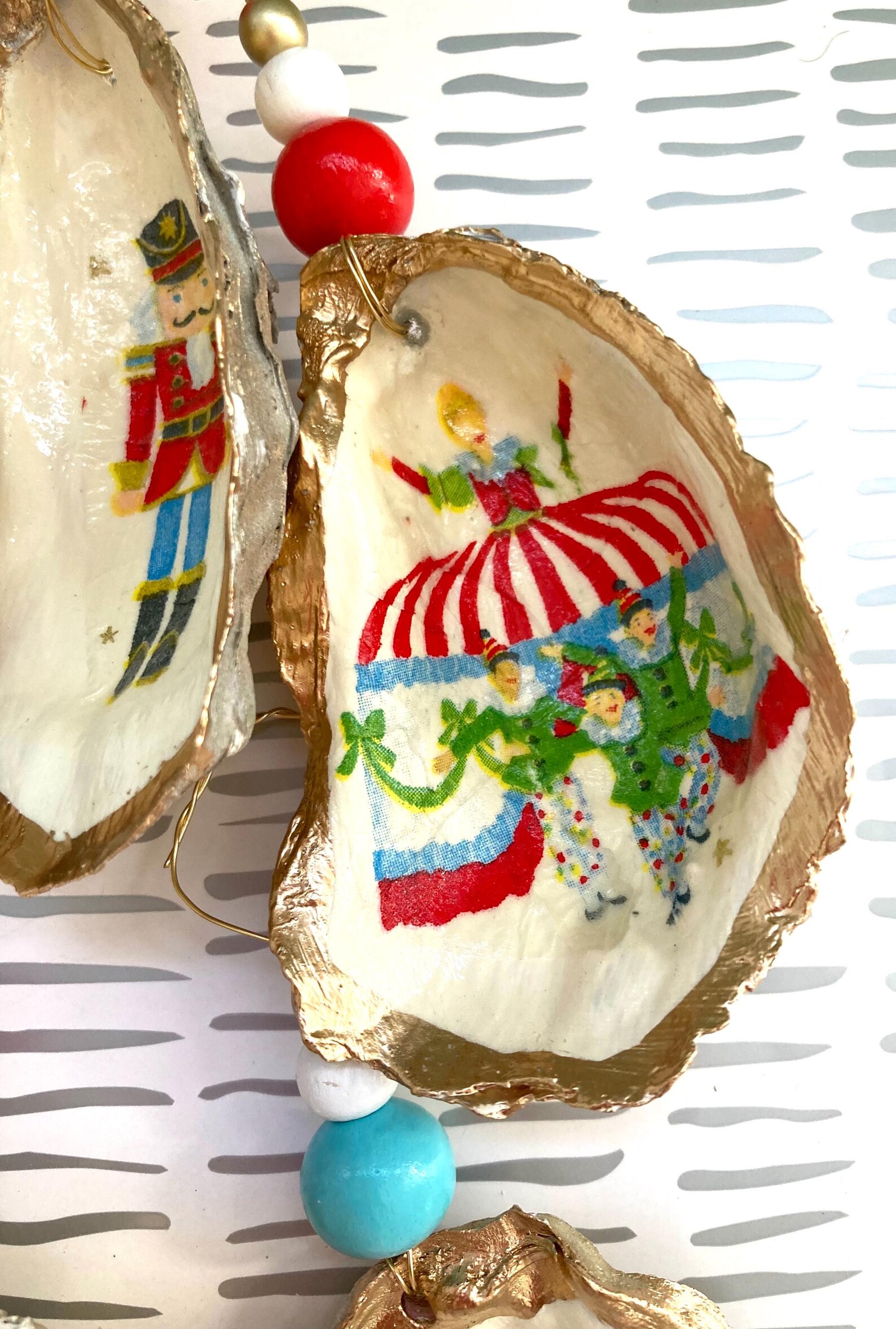 Oyster Shells the Nutcracker Ballet 15 Piece Ornaments*oyster Shell ...
