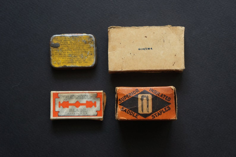 Small Collections of Vintage Cardboard Boxes Vintage Advertising - Etsy