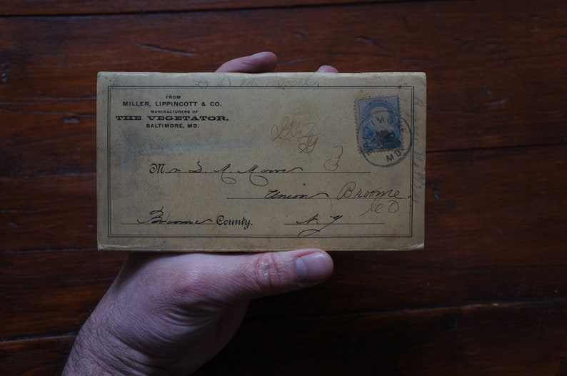 1880 Farmer Pocket Companion the Vegetator Vintage Folder Advertising ...