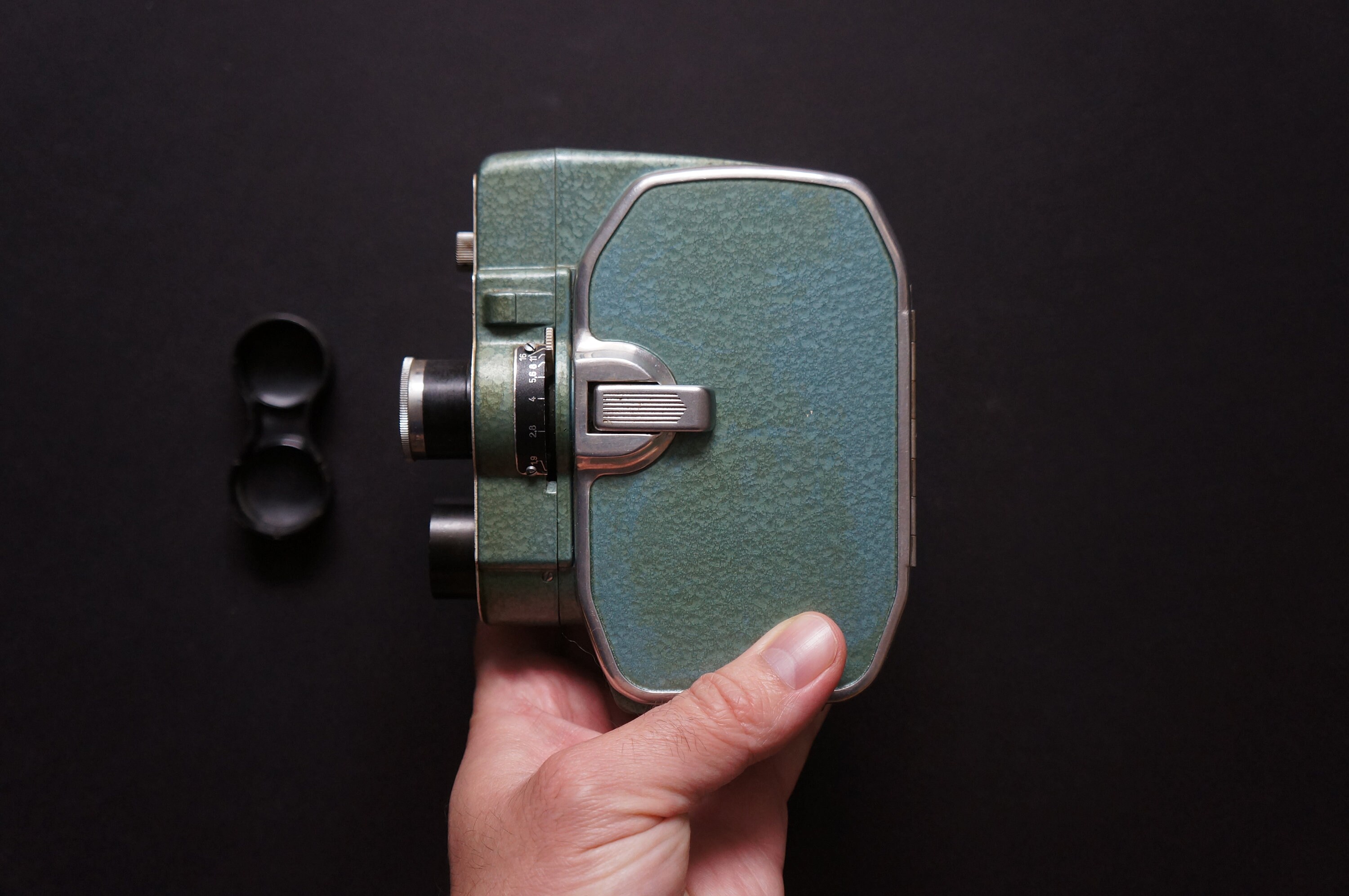 Vintage 1954 Bauer 88B Hammered Green 8mm Movie Camera GERMANY - Etsy