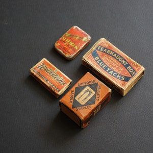 Small Collections of Vintage Cardboard Boxes Vintage Advertising - Etsy