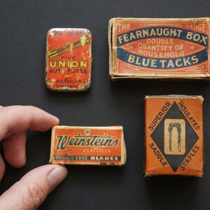 Small Collections of Vintage Cardboard Boxes Vintage Advertising - Etsy