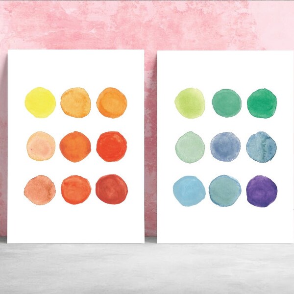 Pastel Color Wheel - Etsy