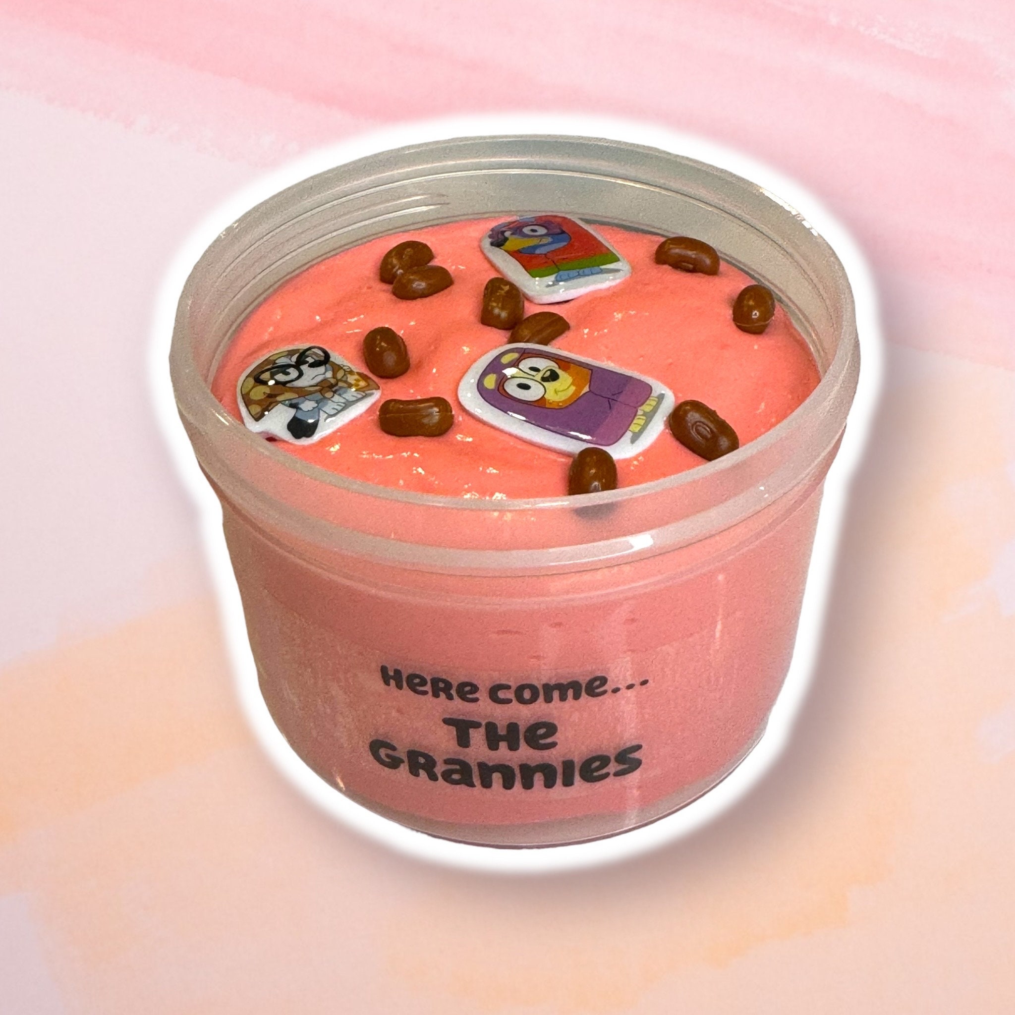 Here Come the Grannies: Bluey Inspired Butter Slime Bluey Sensory ...