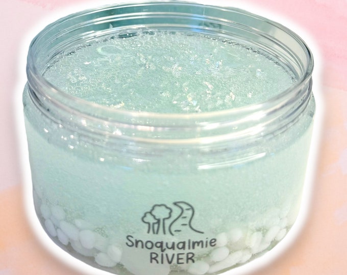 Snoqualmie River Slime- Clear Slime- River Rock Slime- PNW Slime- Slime ...