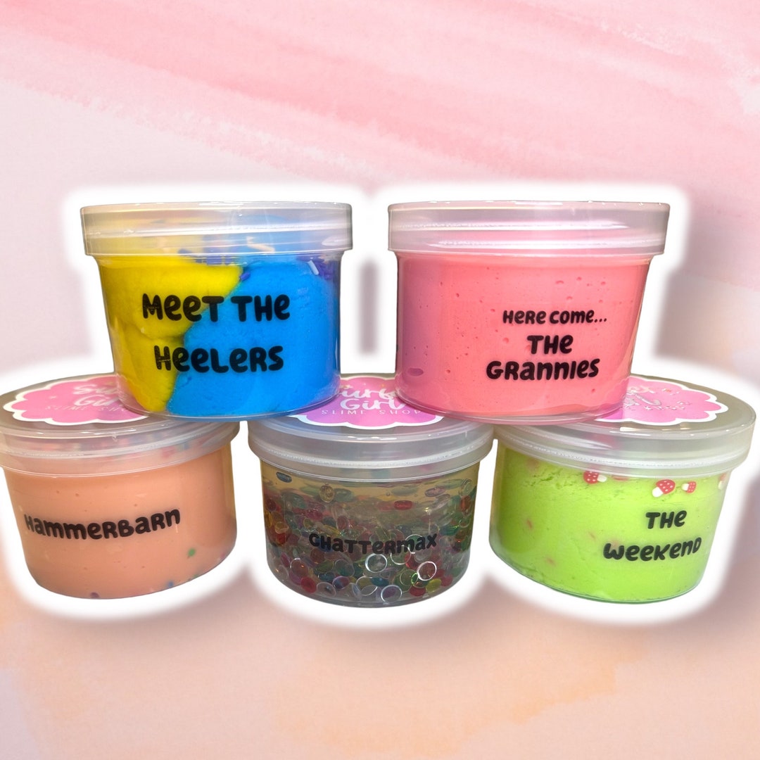 Bluey Slime Set Bluey Slime Bluey Gift Ideas Slime Gift Slime Set Slime Shop - Etsy