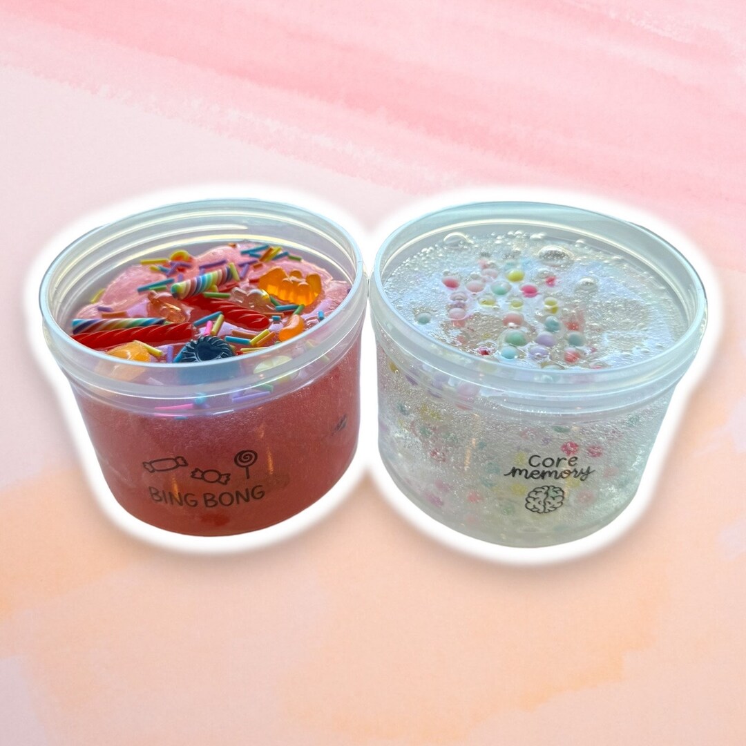 Bing Bong: Inside Out Inspired Clear Crunchy Slime - Etsy