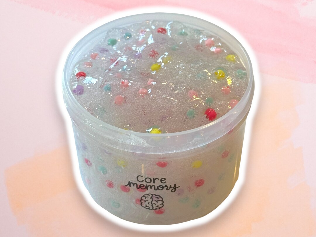 Core Memory: Inside Out Inspired Clear Crunchy Slime - Etsy