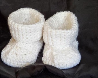 Fancy and Beautiful Elegant Baby Booties White With Beads - Etsy