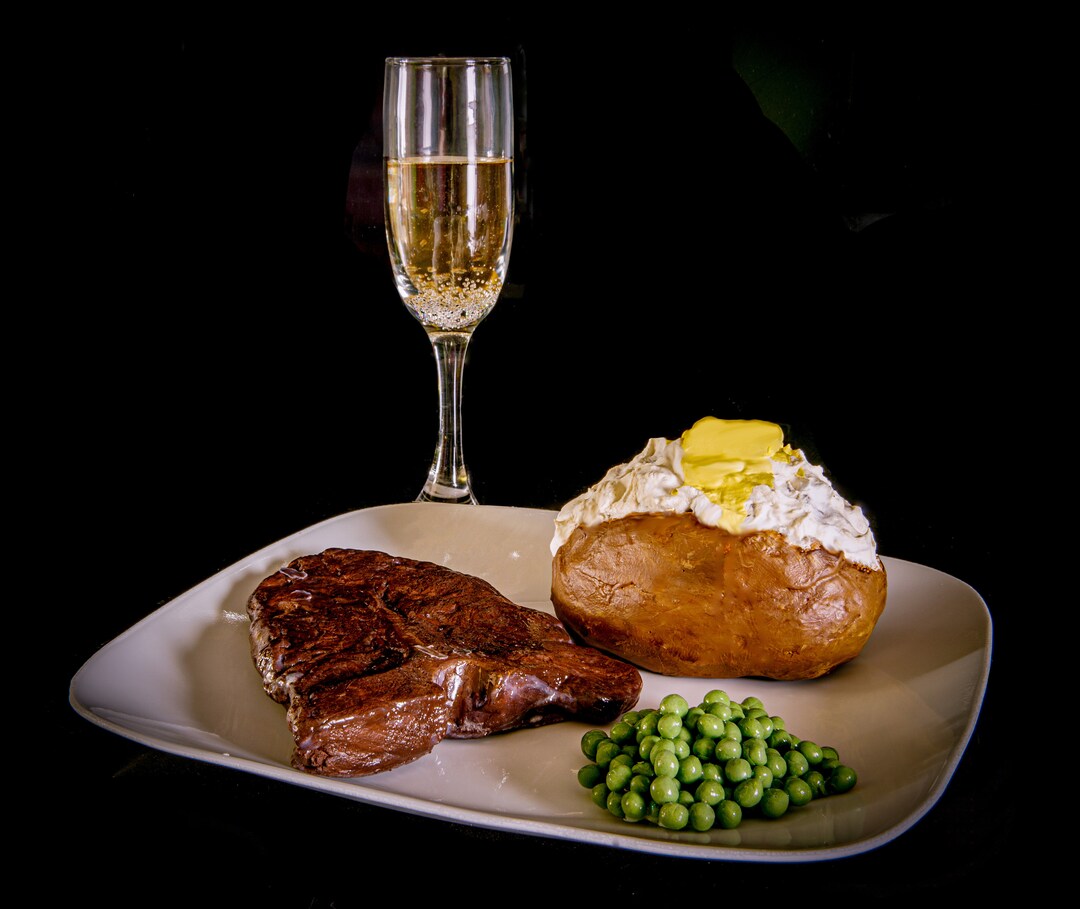 Handcrafted Faux Food steak Dinner - Etsy