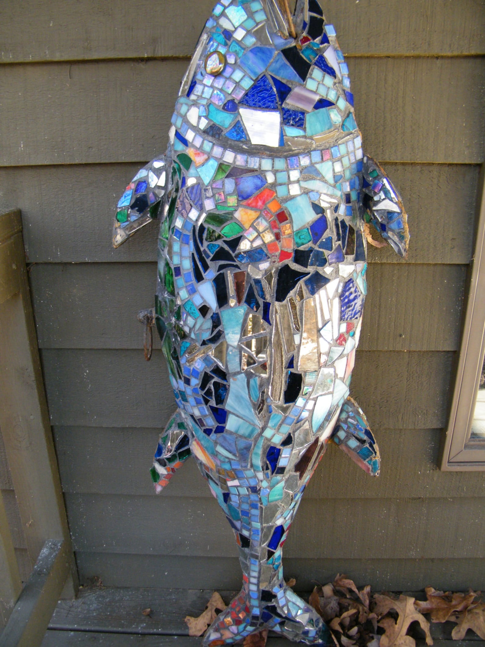 Sold A MOSAIC FISH SCULPTURE - Etsy