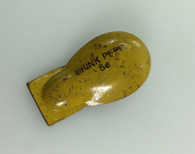Vintage Old Clicker Toy With Drink Pepsi 5 Cents Yellow Shows Wear Used ...
