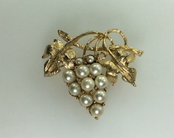 Grape Cluster Brooch | Etsy