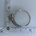 Vintage Ring Size 8.25 Sterling Silver 925 Square With Clear Stones ...