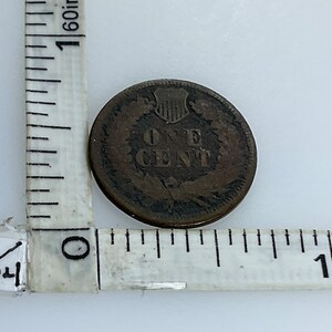 1865 US Indian Head One Cent Coin Money Used - Etsy
