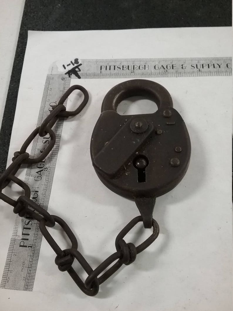 Vintage Used Fraim Railroad Lock No Key - Etsy