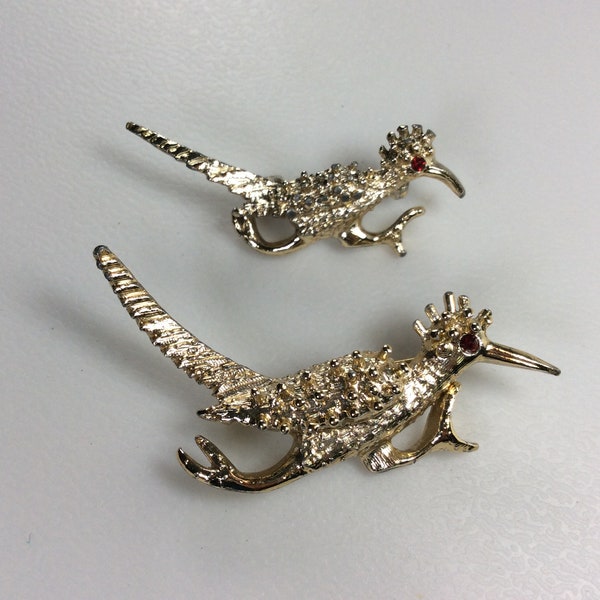 Gold Roadrunner Pin - Etsy