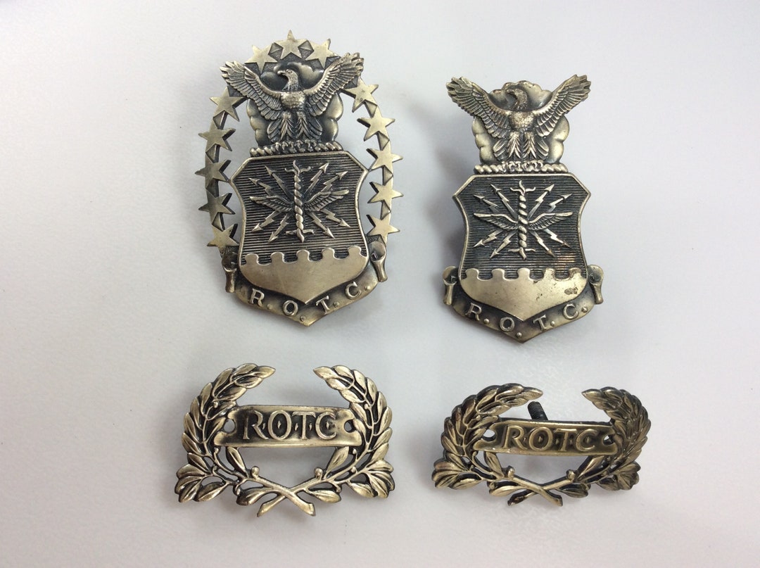Vintage Lot of Four ROTC Reserve Officers Training Corps Badge Pins Used - Etsy
