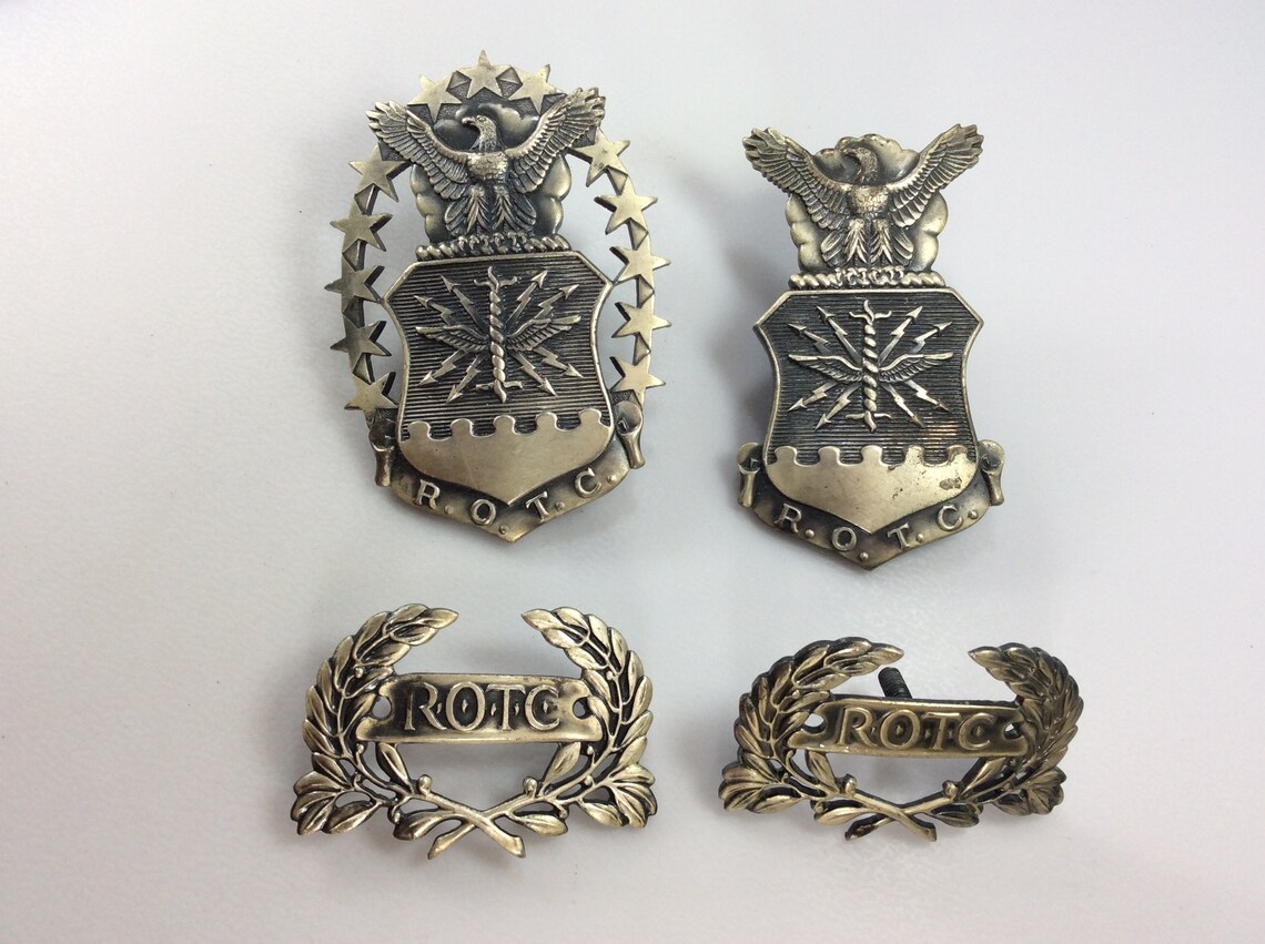 Vintage Lot Of Four ROTC Reserve Officers Training Corps Badge | Etsy