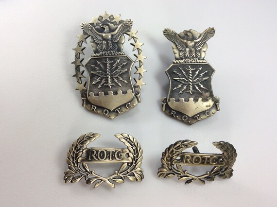 Vintage Lot of Four ROTC Reserve Officers Training Corps Badge - Etsy