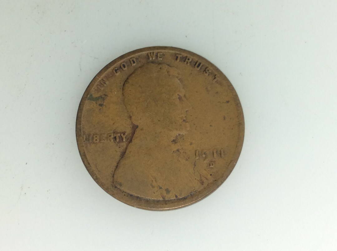 1911-D United States One Cent Coin Money Used - Etsy
