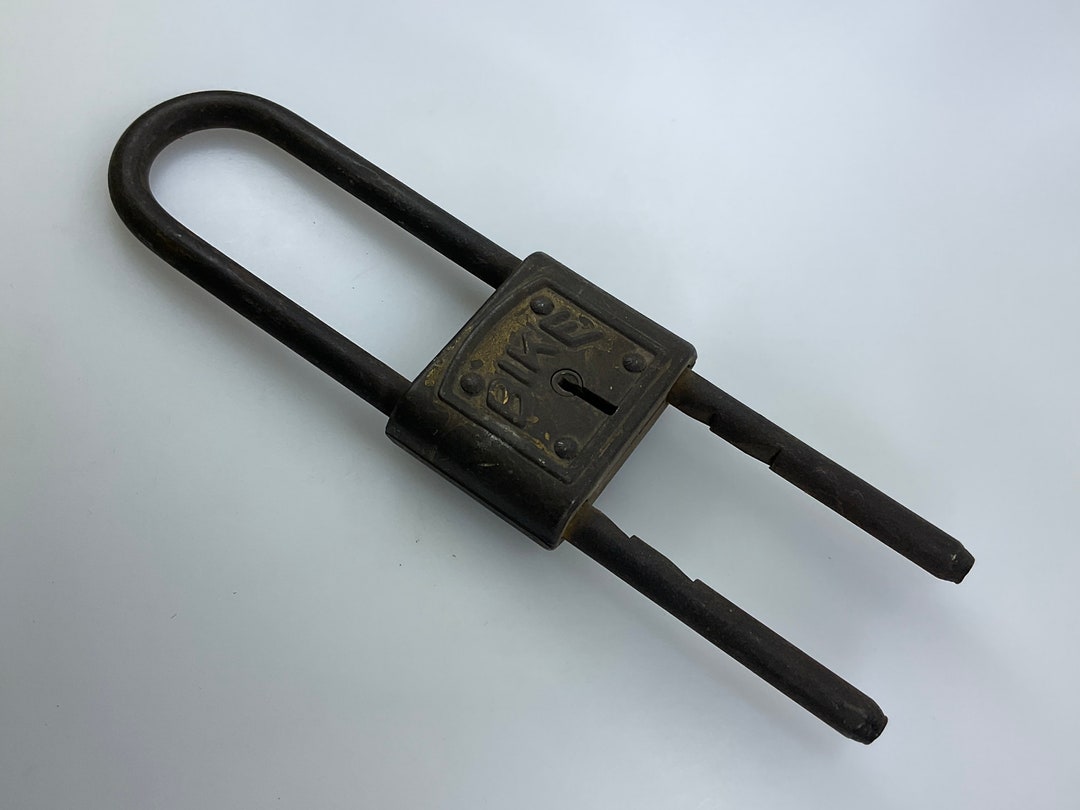 Vintage Bike Lock Padlock Locked No Key Used - Etsy