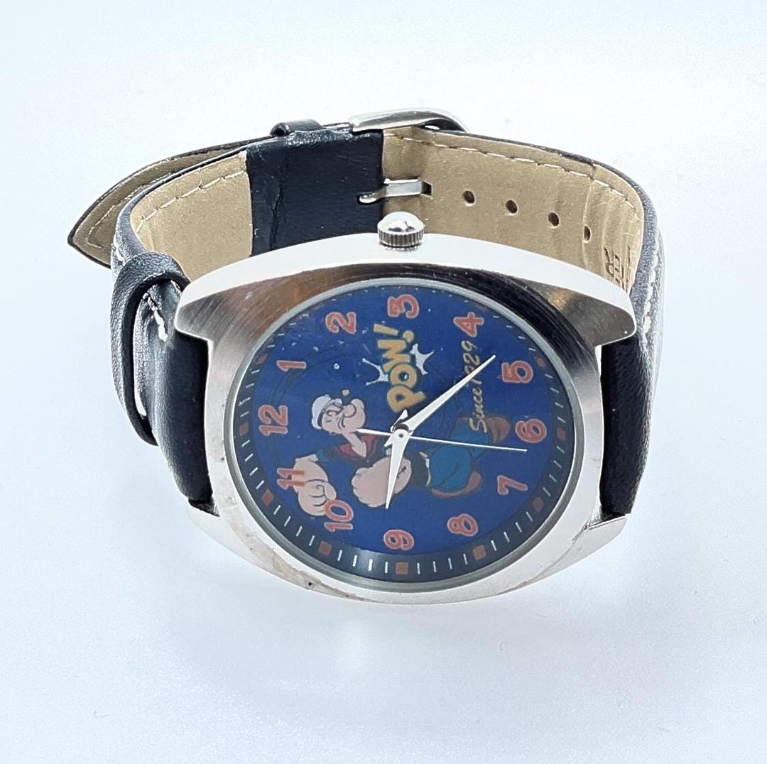 Vintage Popeye the Sailor 75th Anniversary Wrist Watch Working Used - Etsy