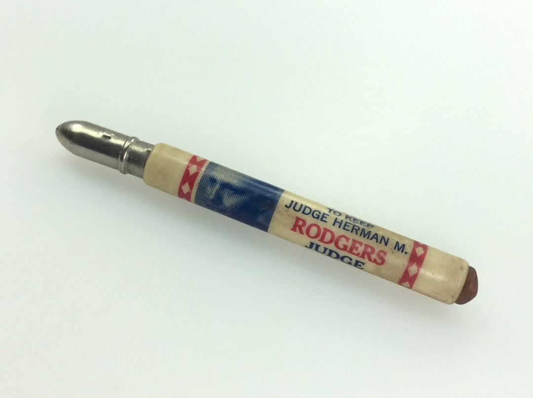 Vintage Advertising Pencil Vote Judge Herman M Rodgers Mercer County ...