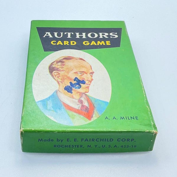 Authors Card Game - Etsy