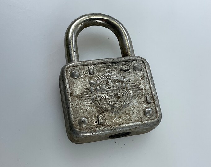 Vintage Master Lock Company Padlock No 5513 Locked No Key Needs Cleaned ...