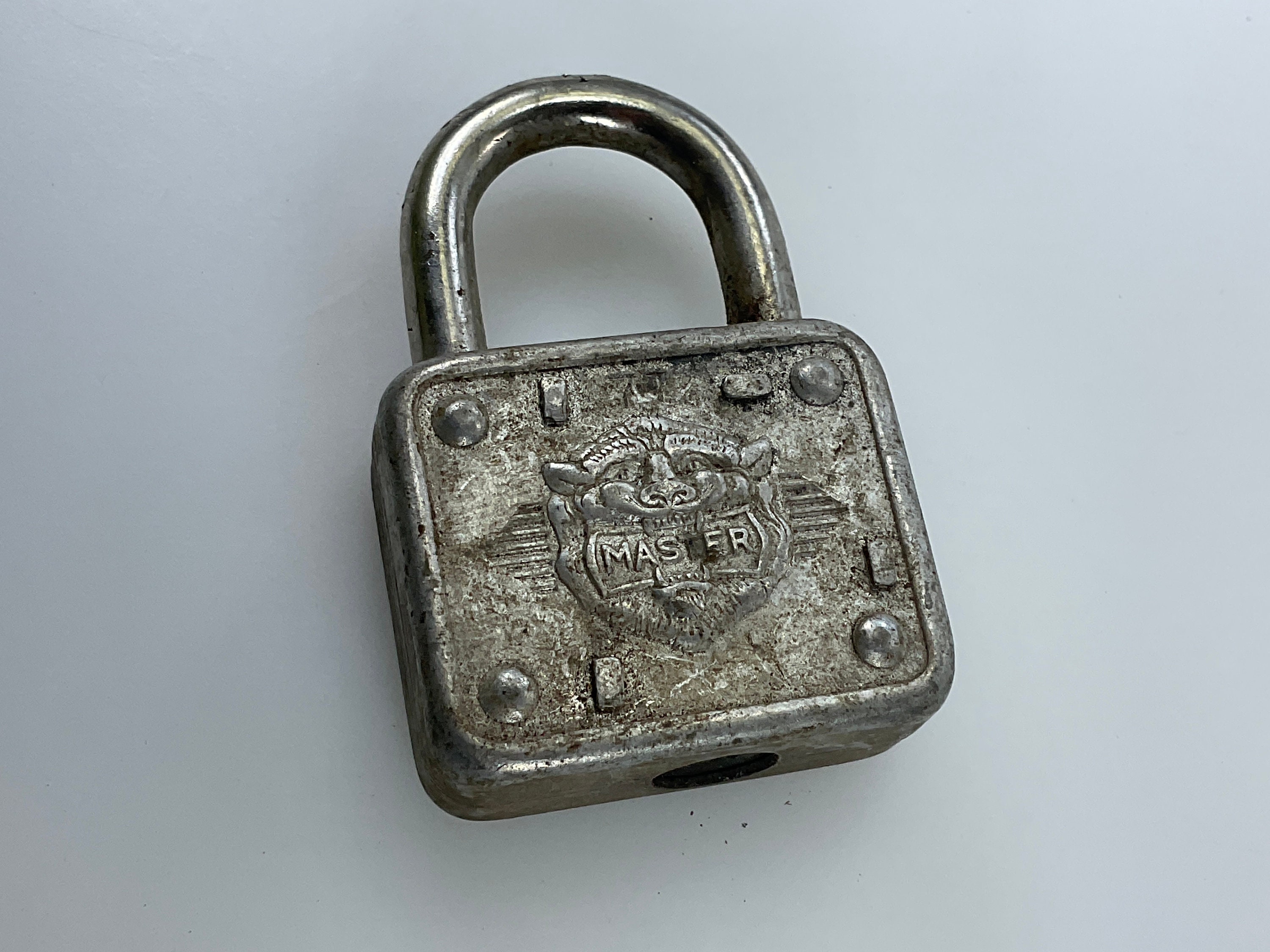 Vintage Master Lock Company Padlock No 5513 Locked No Key Needs Cleaned ...