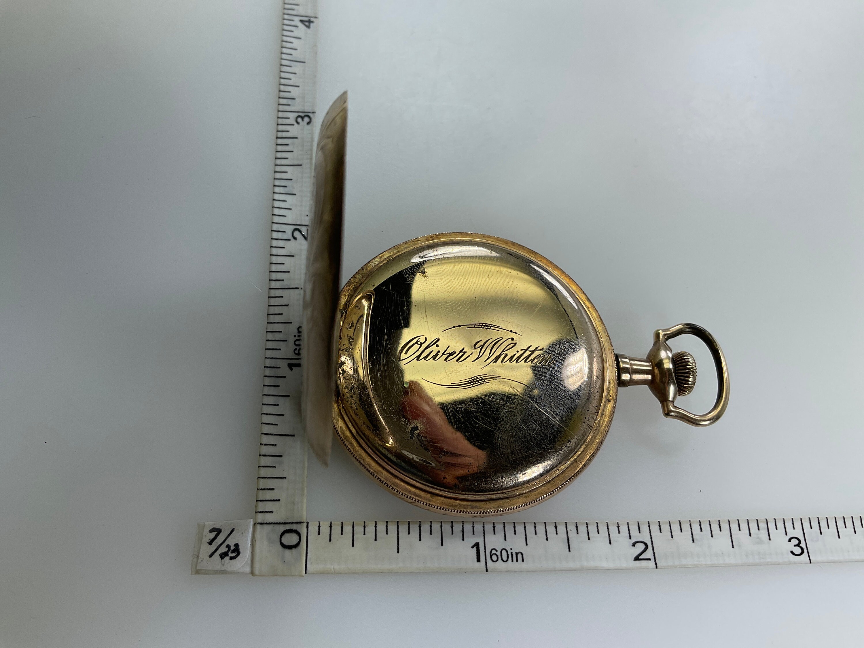 Vintage George Feldman Private Label Franklin Pa Pocket Watch Longines ...