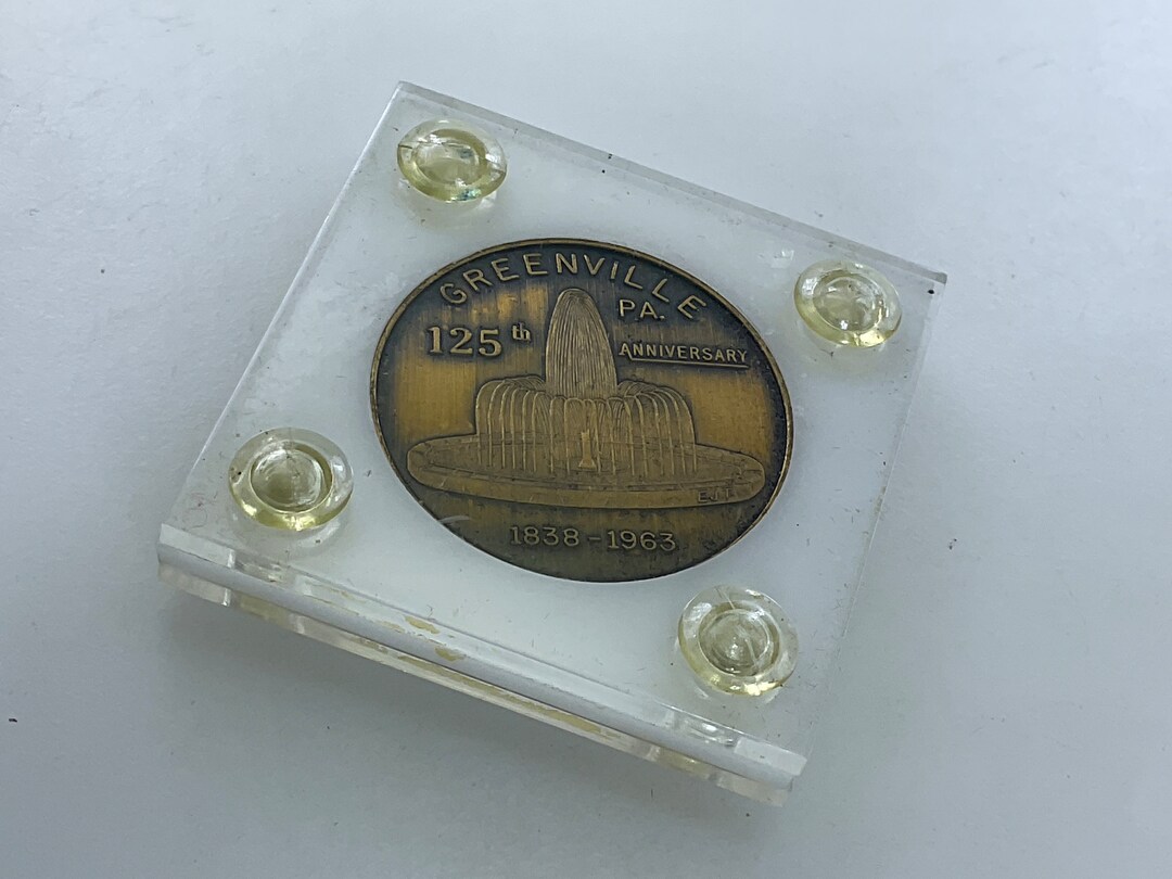 Vintage Souvenir Token 125th Anniversary 1963 Greenville Pa Used - Etsy