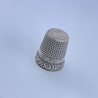 Sterling Silver Antique Thimbles Set of 2 Circa 1920s - Etsy