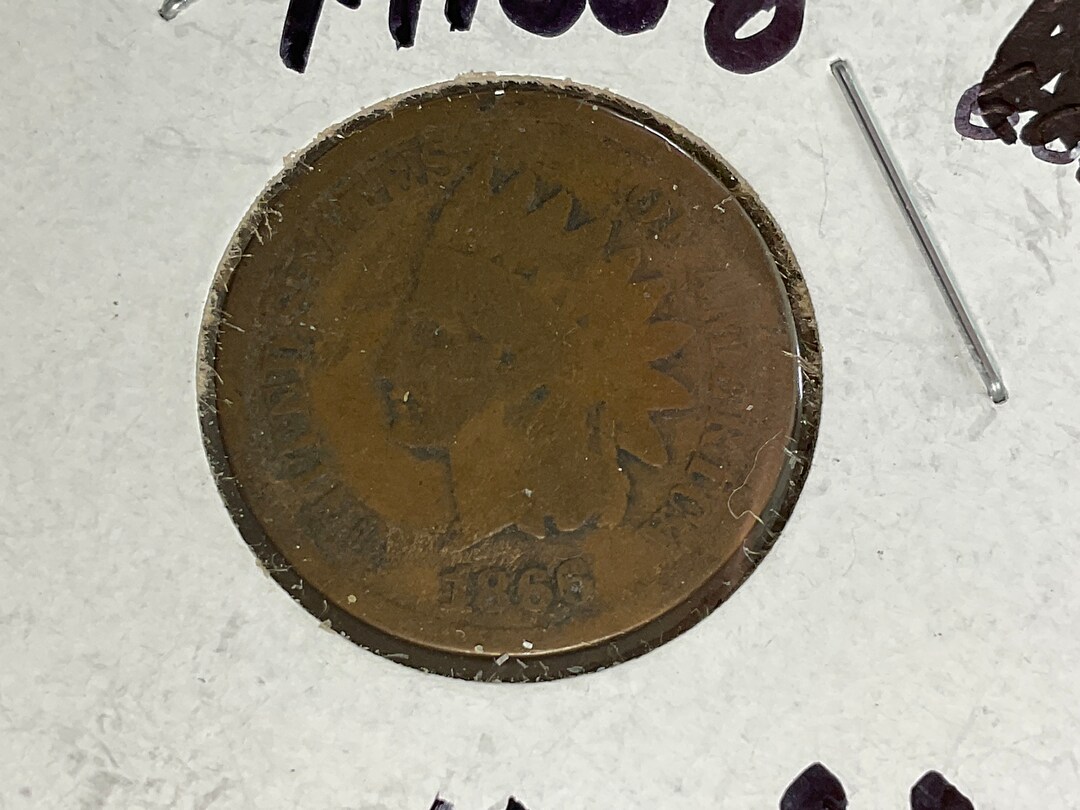 1866 Indian Head One Cent Coin Money Used - Etsy