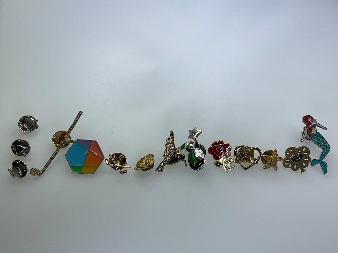 Vintage Lot of 14 Pins Assorted Designs as is Used - Etsy