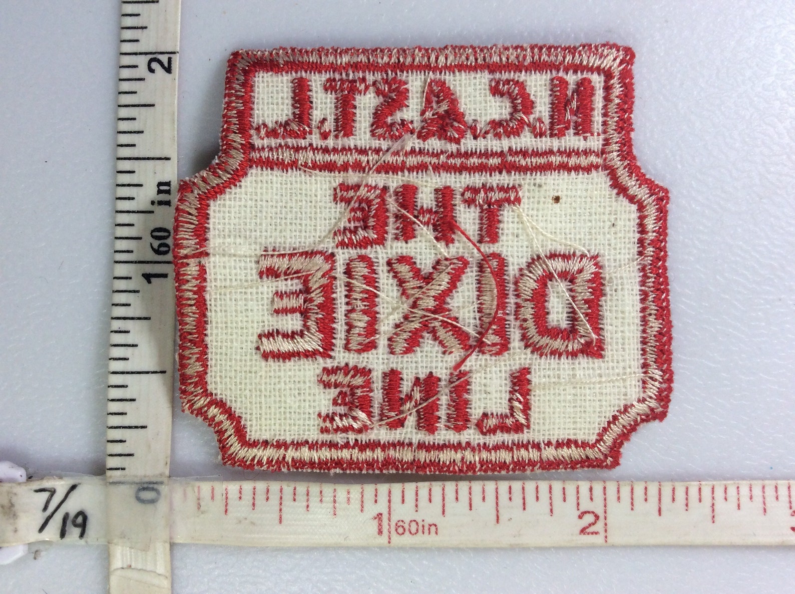 Vintage Patch NC And STL The Dixie Line Nashville Chattanooga | Etsy