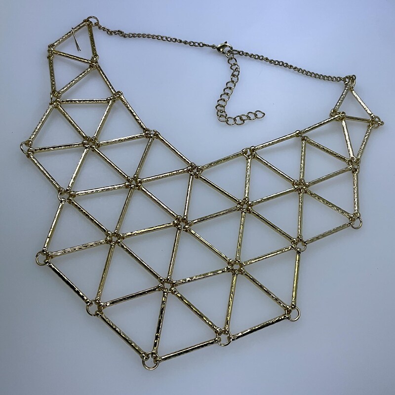 Gold Bib Necklace - Etsy